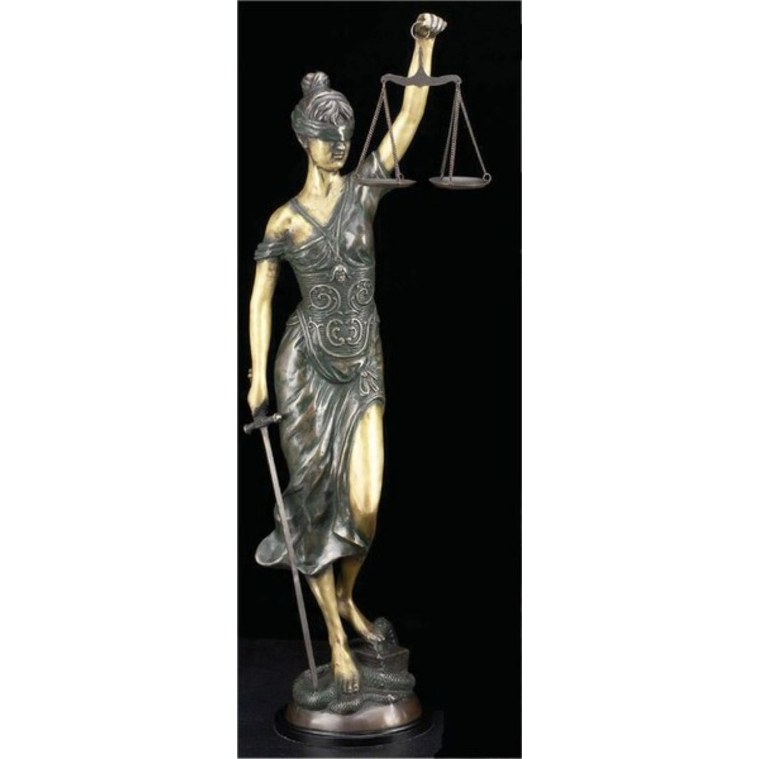 Blind Lady Justices Themis Sculptures For Sale | Statue.com