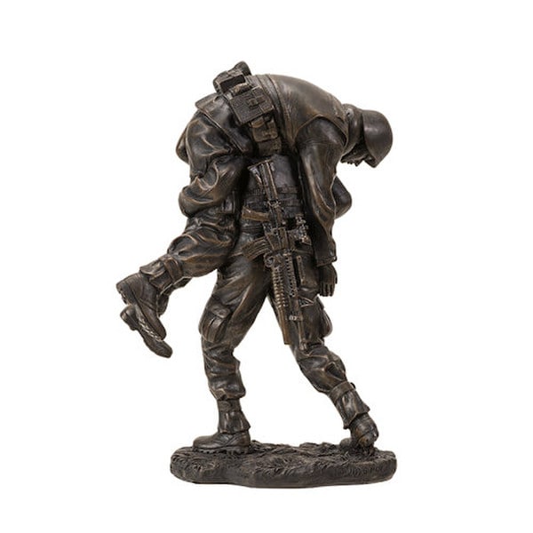Wounded Warrior Military Soldiers Sculpture | Statue.com