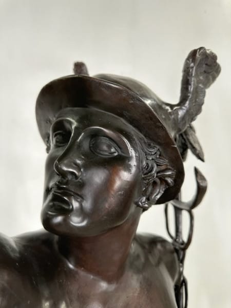 Flying Mercury Bronze Garden Statue Replica | Statue.com
